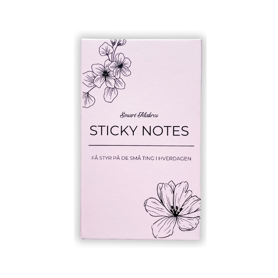 Sticky Notes mini-bog – Smart Makro